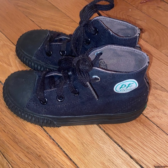 P.F. Flyers | Shoes | Pf Flyers Kids Black Hightop Sneakers | Poshmark